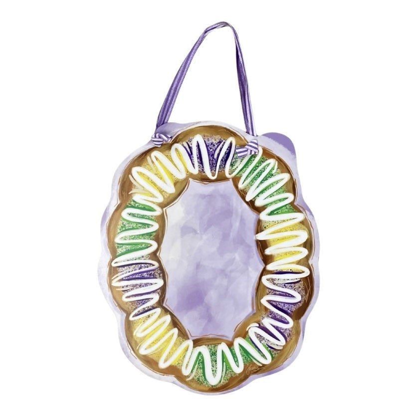 Painted King Cake Door Hanger – Fleurty Girl